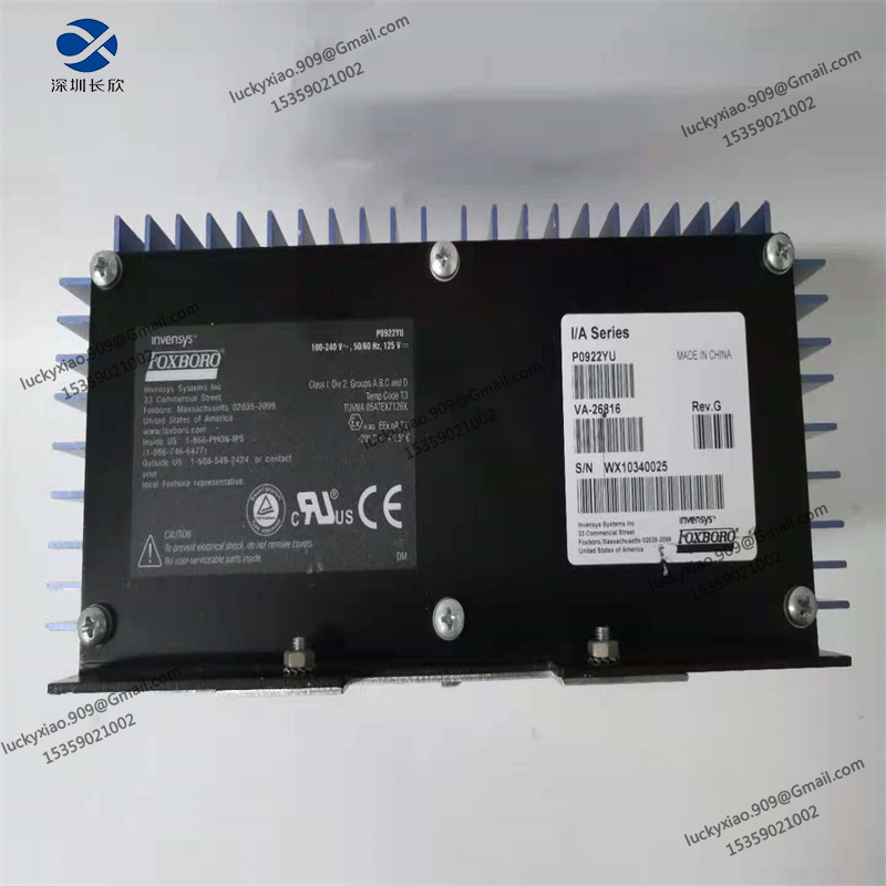 FOXBORO FPS400-24 P0922YU DCS system I/O module, available in stock ...