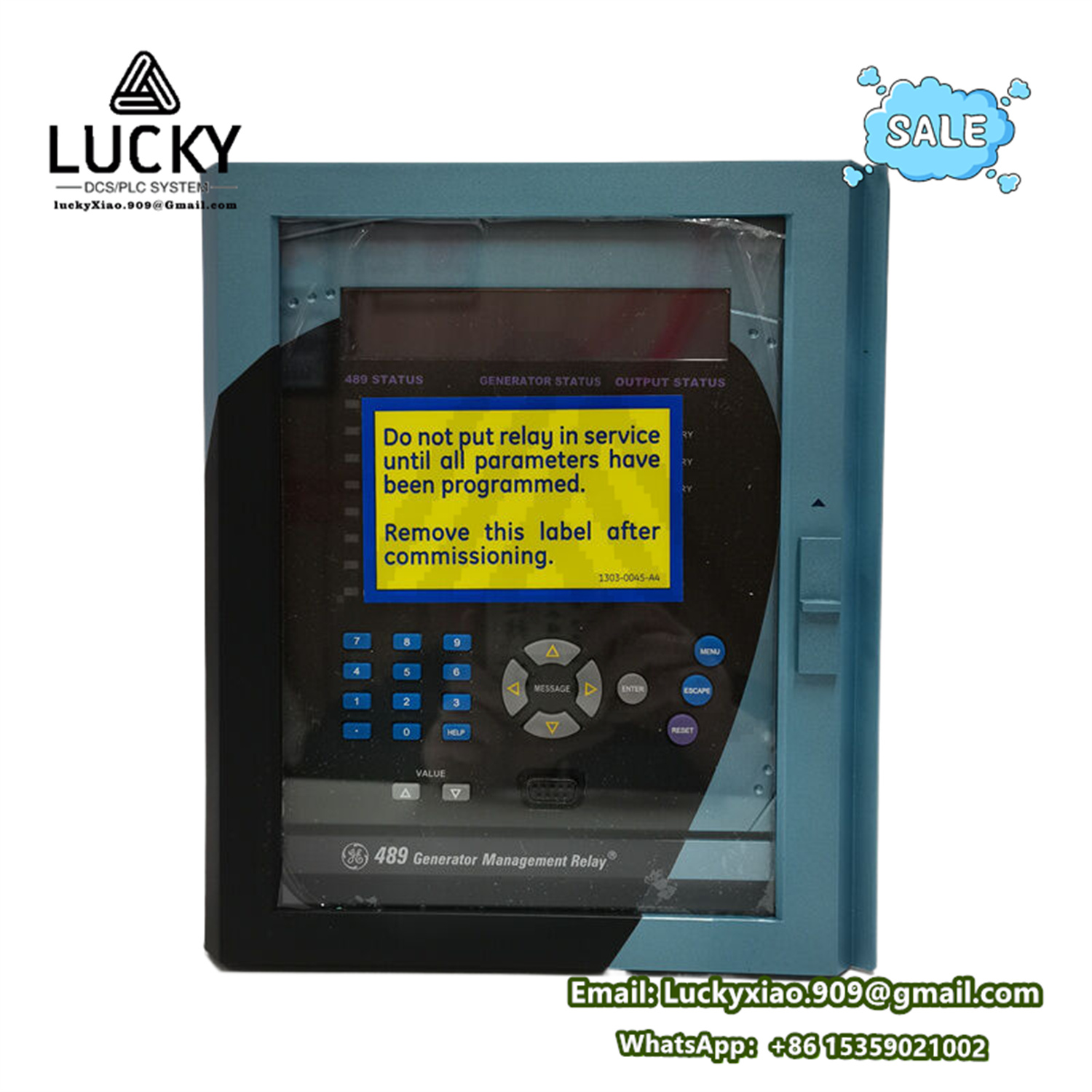 GE Multilin SR489-P5-LO-A20-E Generator Protection Relay - Changxin ...