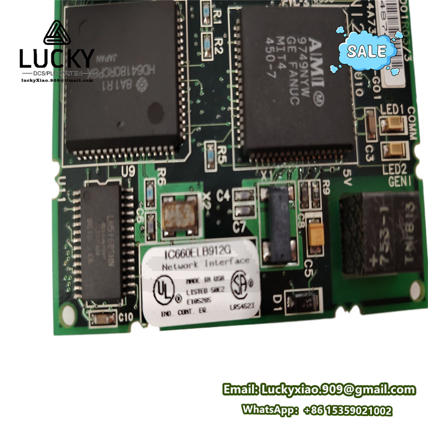 GE Electric | IC660ELB912G | Genius Bus Termination Unit (BTU) module ...