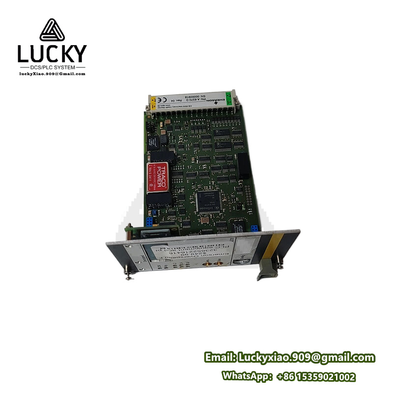 A6370D Emerson Multi channel process analyzer module - Changxin Automation1